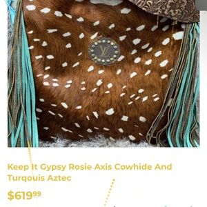 Keep It Gypsy | Bags | Keep It Gypsy Rosie Bag Turquoise Tooled Axis ...